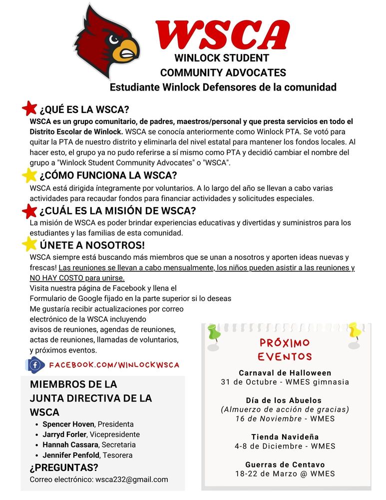 WSCA | Winlock School District